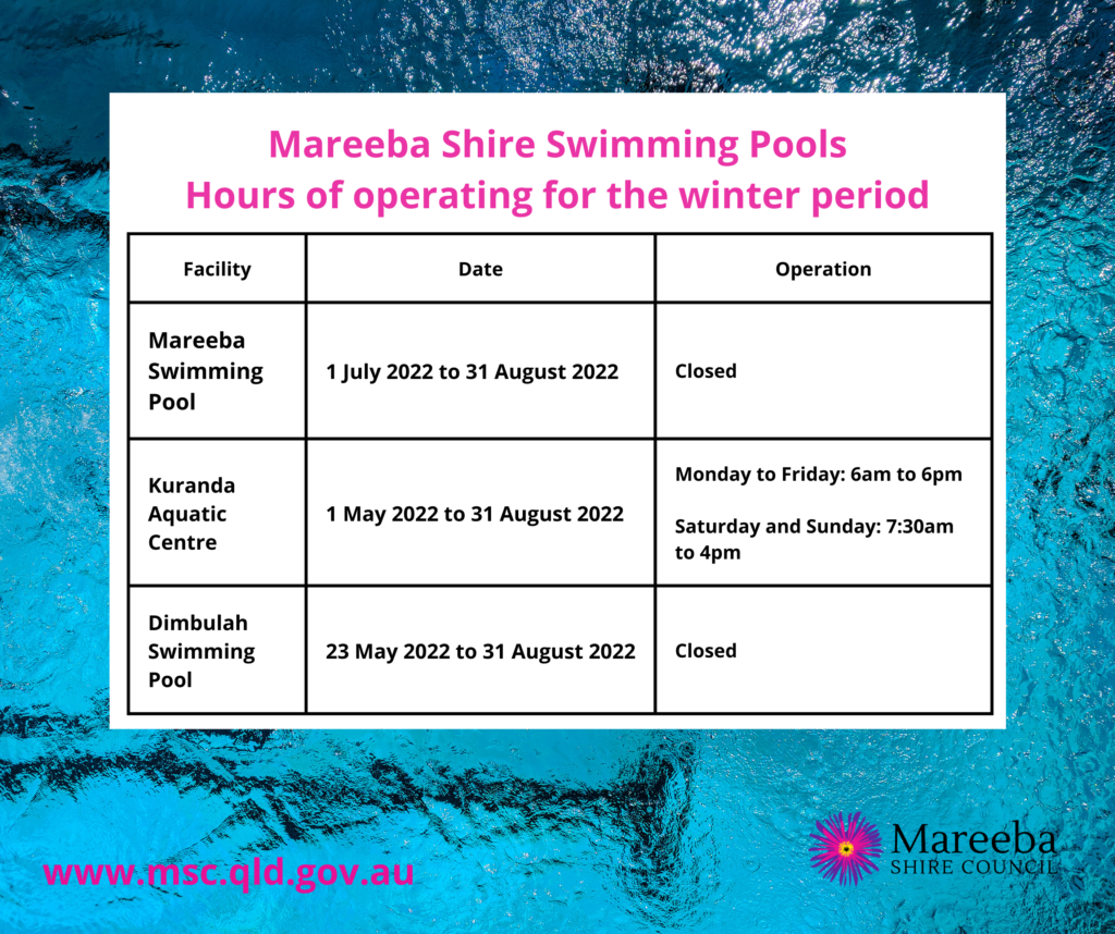 Swimming Pools - Mareeba Shire Council