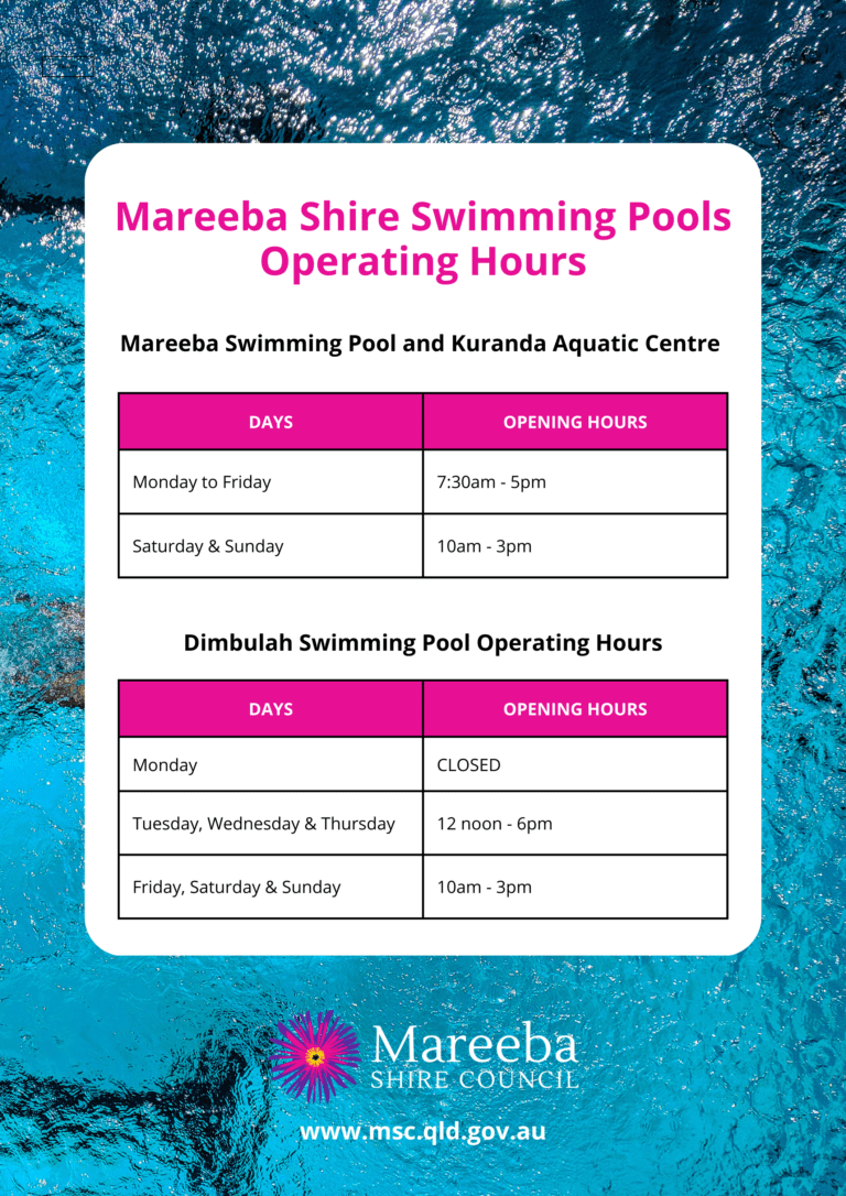 Swimming Pools - Mareeba Shire Council