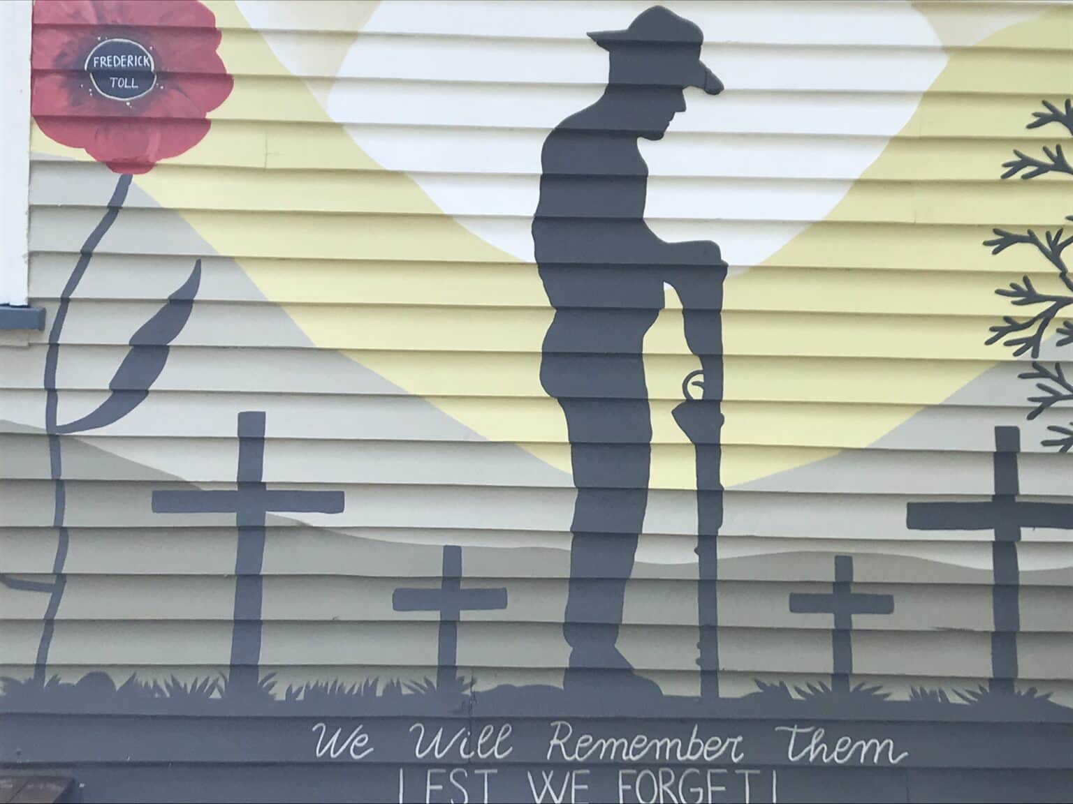 New Remembrance Mural Completed in Mt Molloy - Mareeba Shire Council
