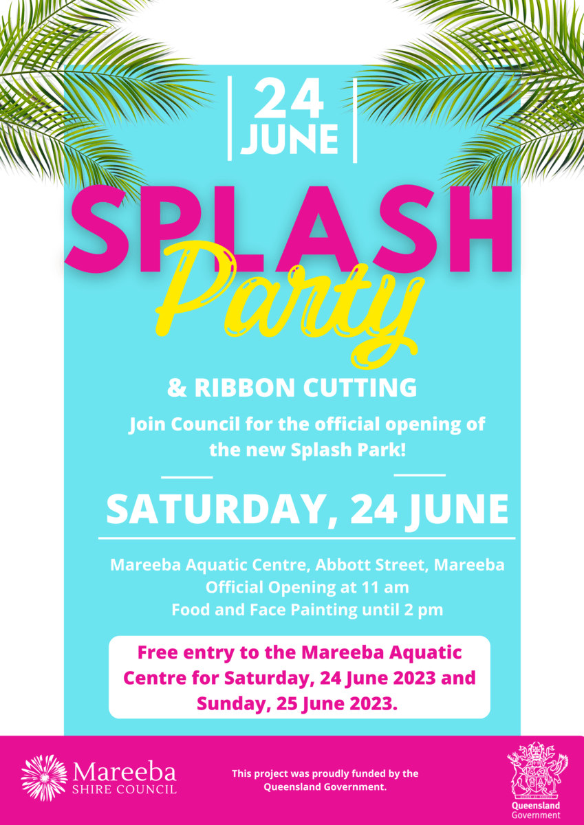 Mareeba Splash Park Grand Opening - Mareeba Shire Council