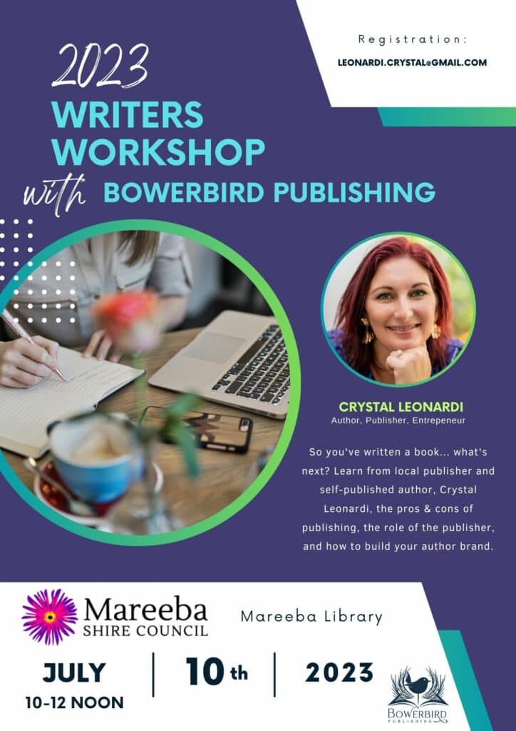 Writers Workshop with Bowerbird Publishing - Mareeba Shire Council