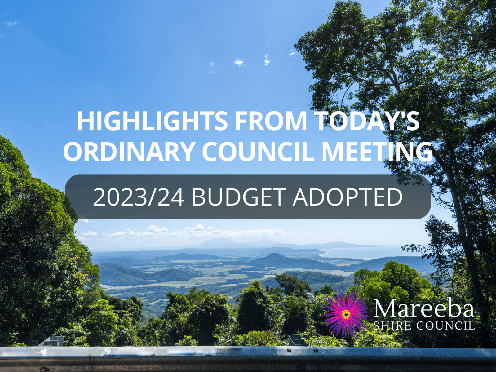 Items of Interest - Ordinary Council Meeting 19 July 2023 - Mareeba ...