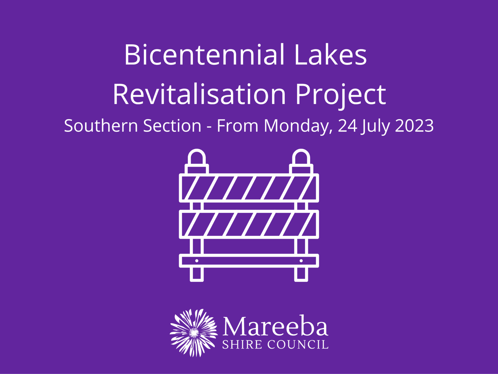 Bicentennial Lakes Revitalisation Project - 24 July 2023 - Mareeba ...