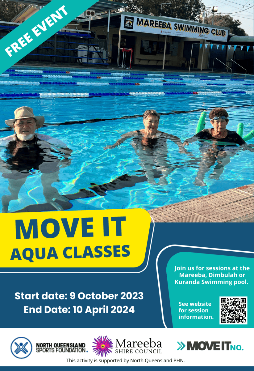 Mareeba, Easy Session - Move It Aqua Class - Mareeba Shire Council
