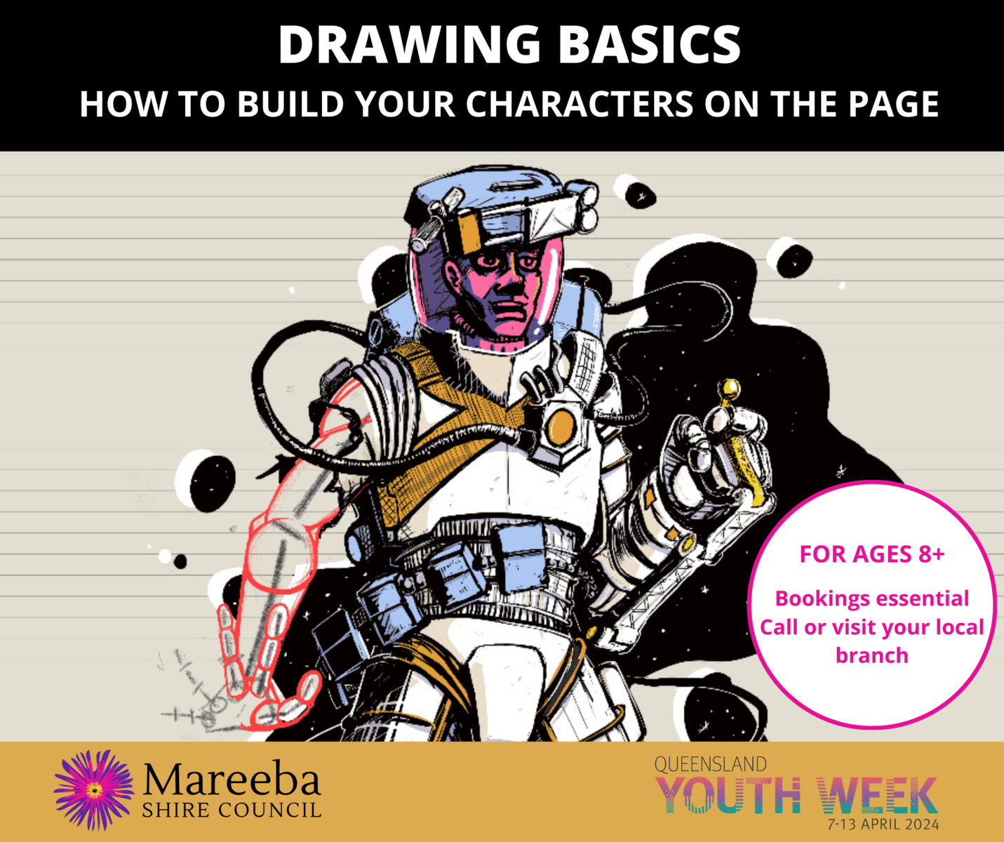 Drawing Basics Workshop - Chillagoe Library - Mareeba Shire Council