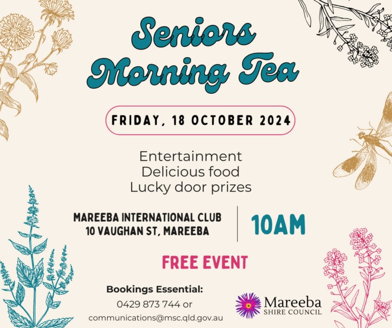 Seniors Morning Tea - Mareeba Shire Council