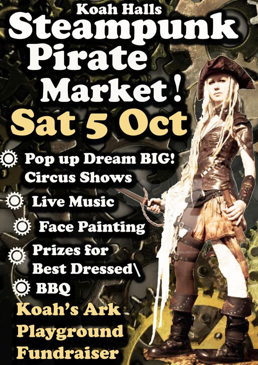 Steam Punk Pirate Market, Party and Fundraiser for Koah's Ark Nature ...