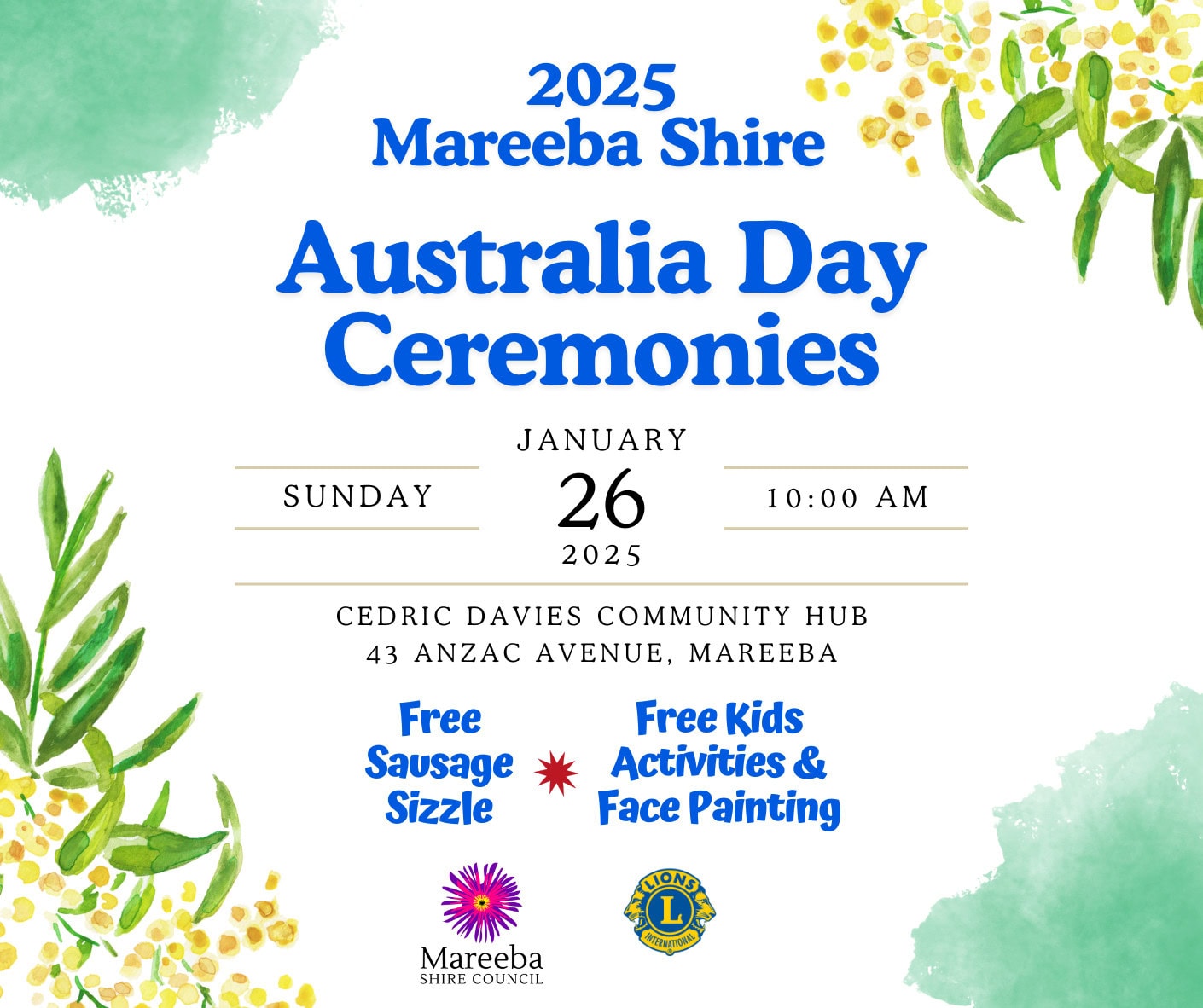 Mareeba Shire Australia Day Ceremonies 2025 - Mareeba Shire Council