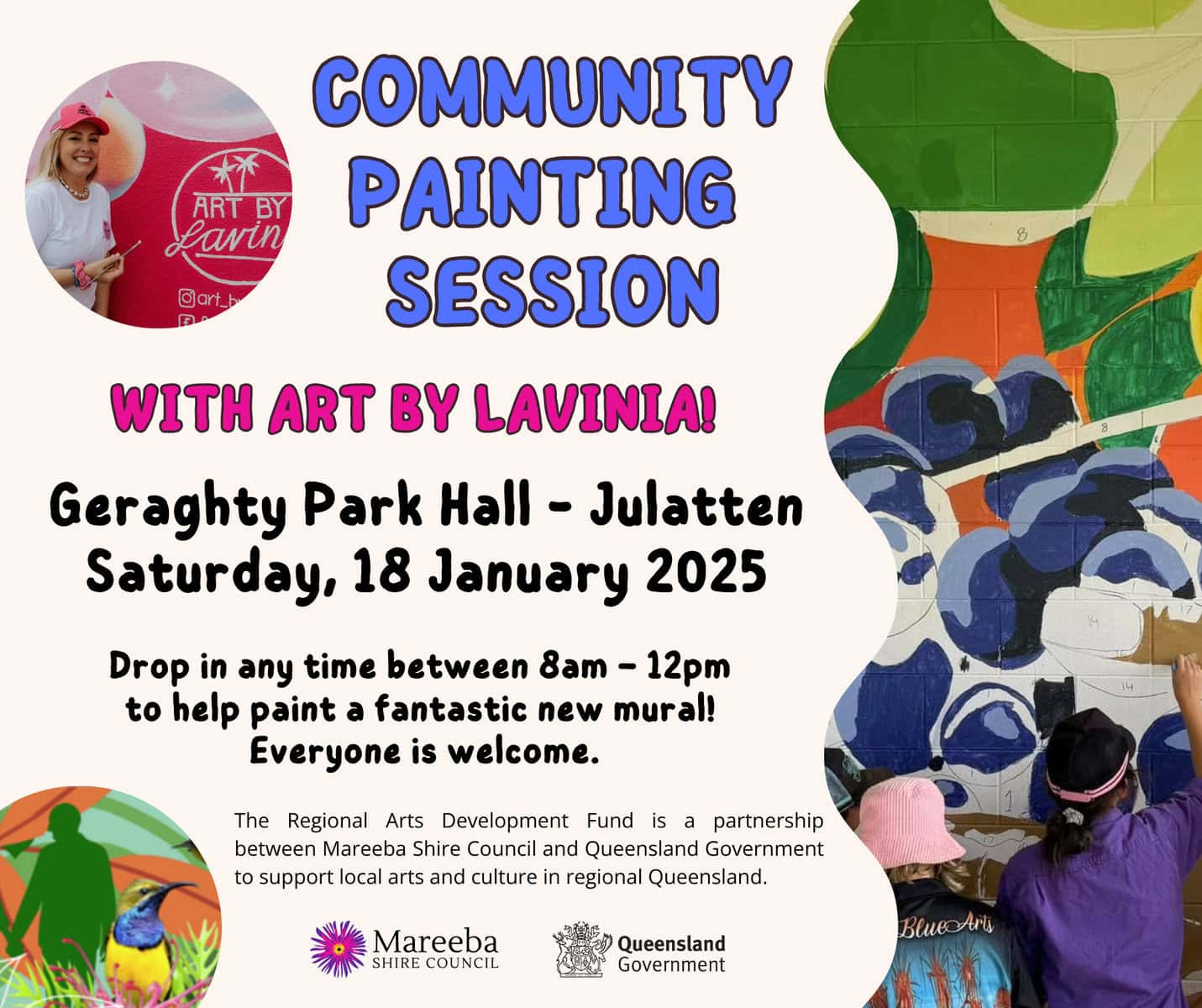 Community Painting Session Julatten - Mareeba Shire Council