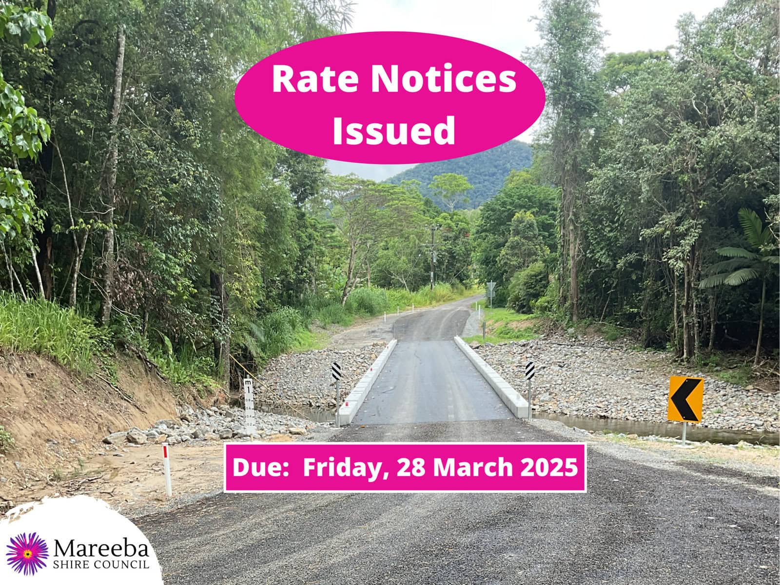 Rates Notices Issued - Due Date - Friday, 28 March 2025 - Mareeba Shire ...