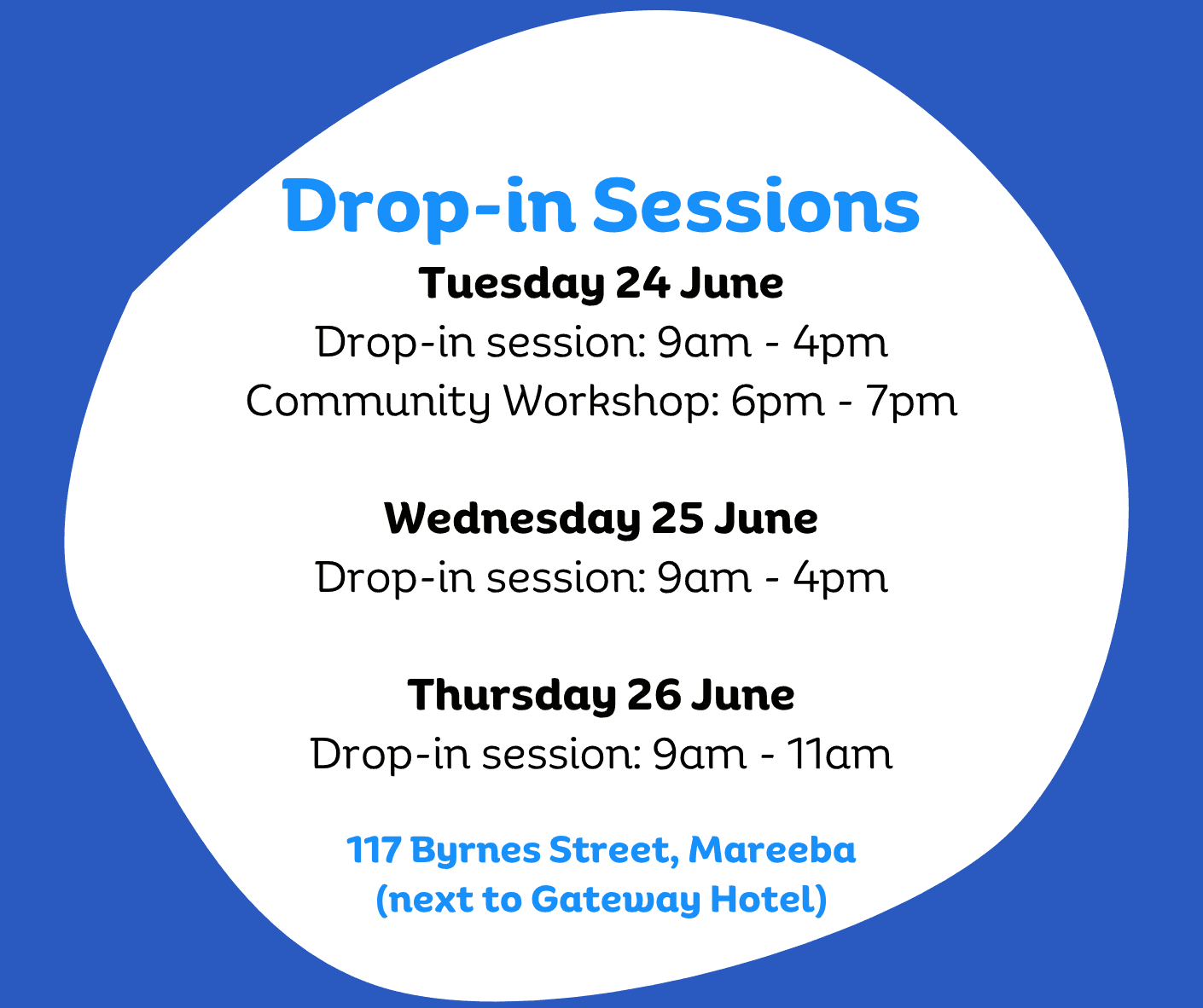 Project Blueprint - Drop-in Session - Mareeba Shire Council