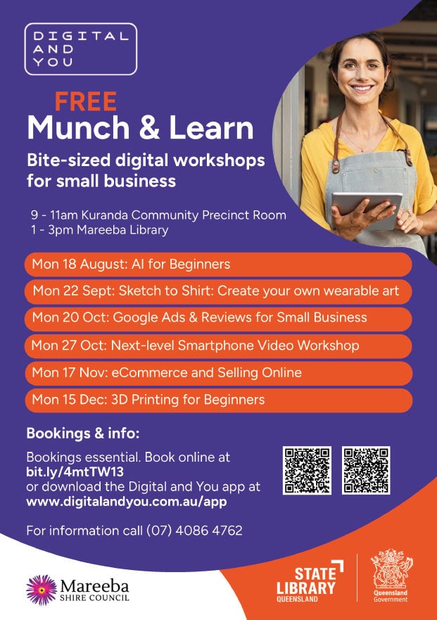 Munch & Learn - AI for Beginners - Mareeba Shire Council
